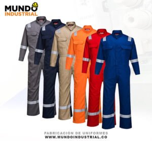 Overoles Ignifugos con reflectivo diseño personalizado